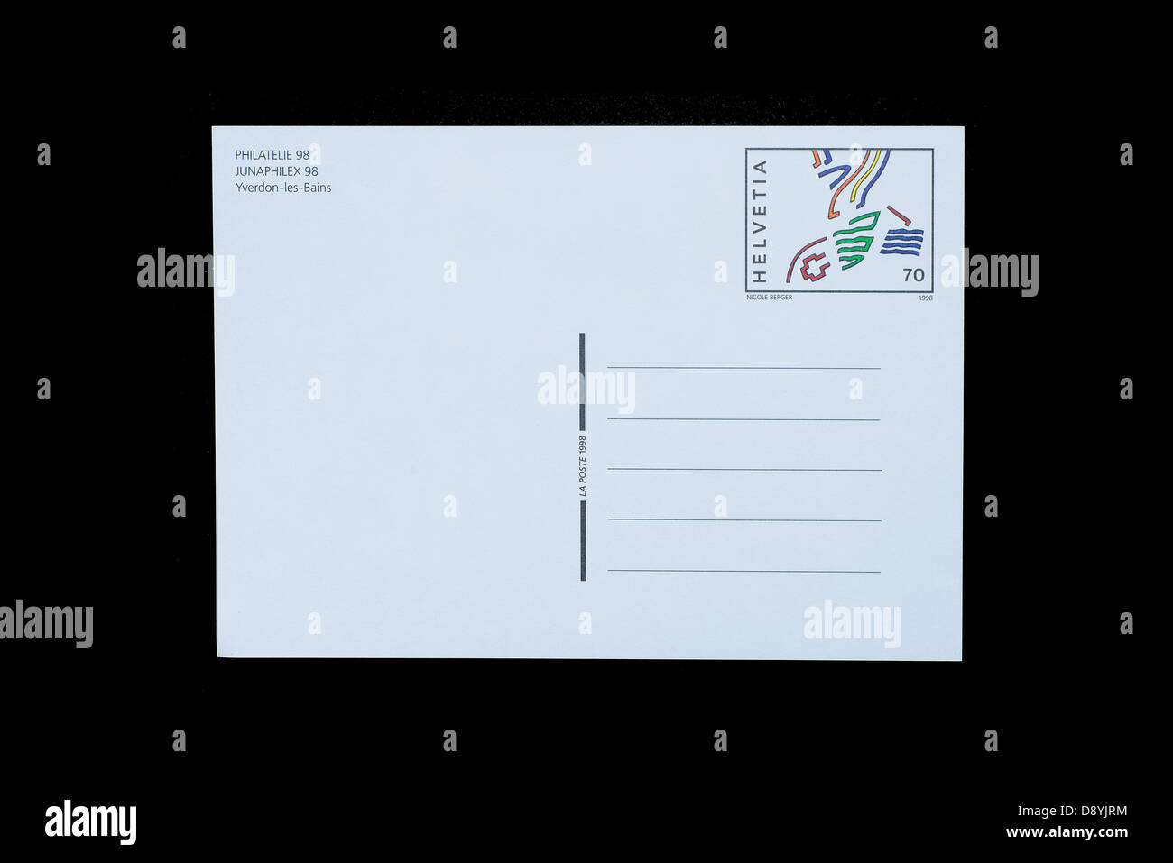 A swiss post card Stock Photo - Alamy