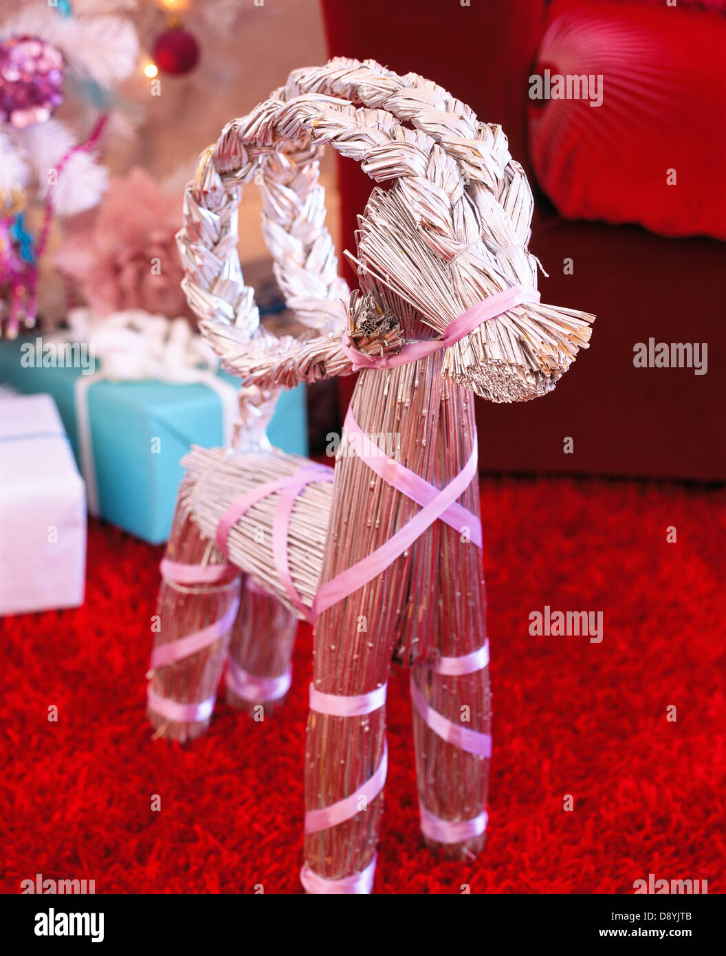 Straw goat sweden hi-res stock photography and images - Alamy