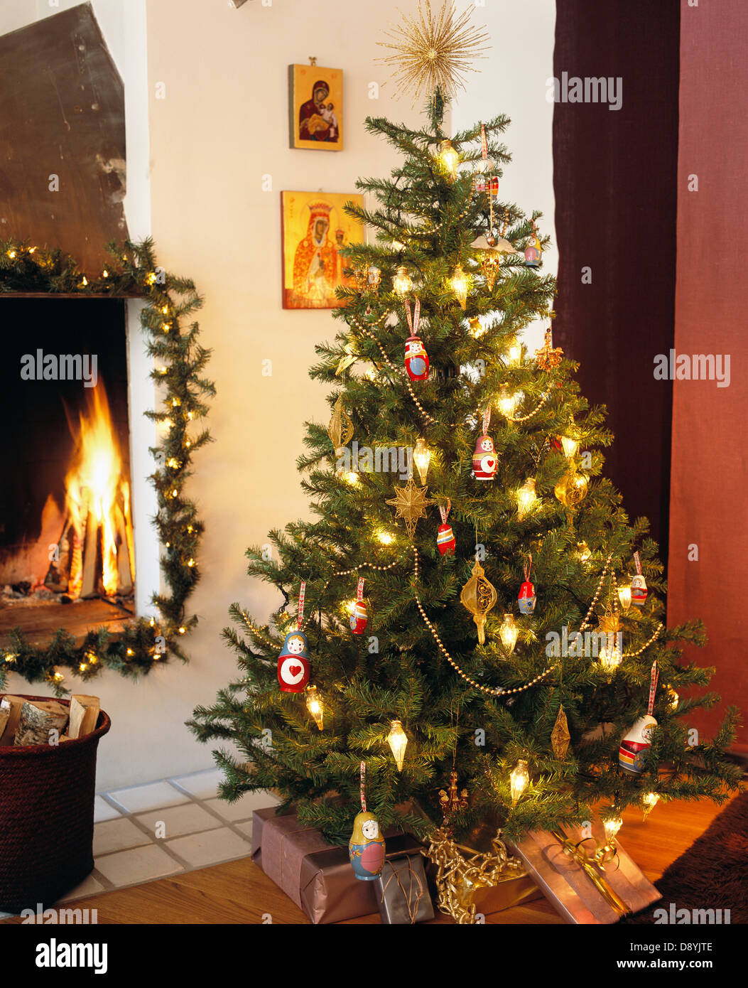 A Christmas tree Stock Photo - Alamy