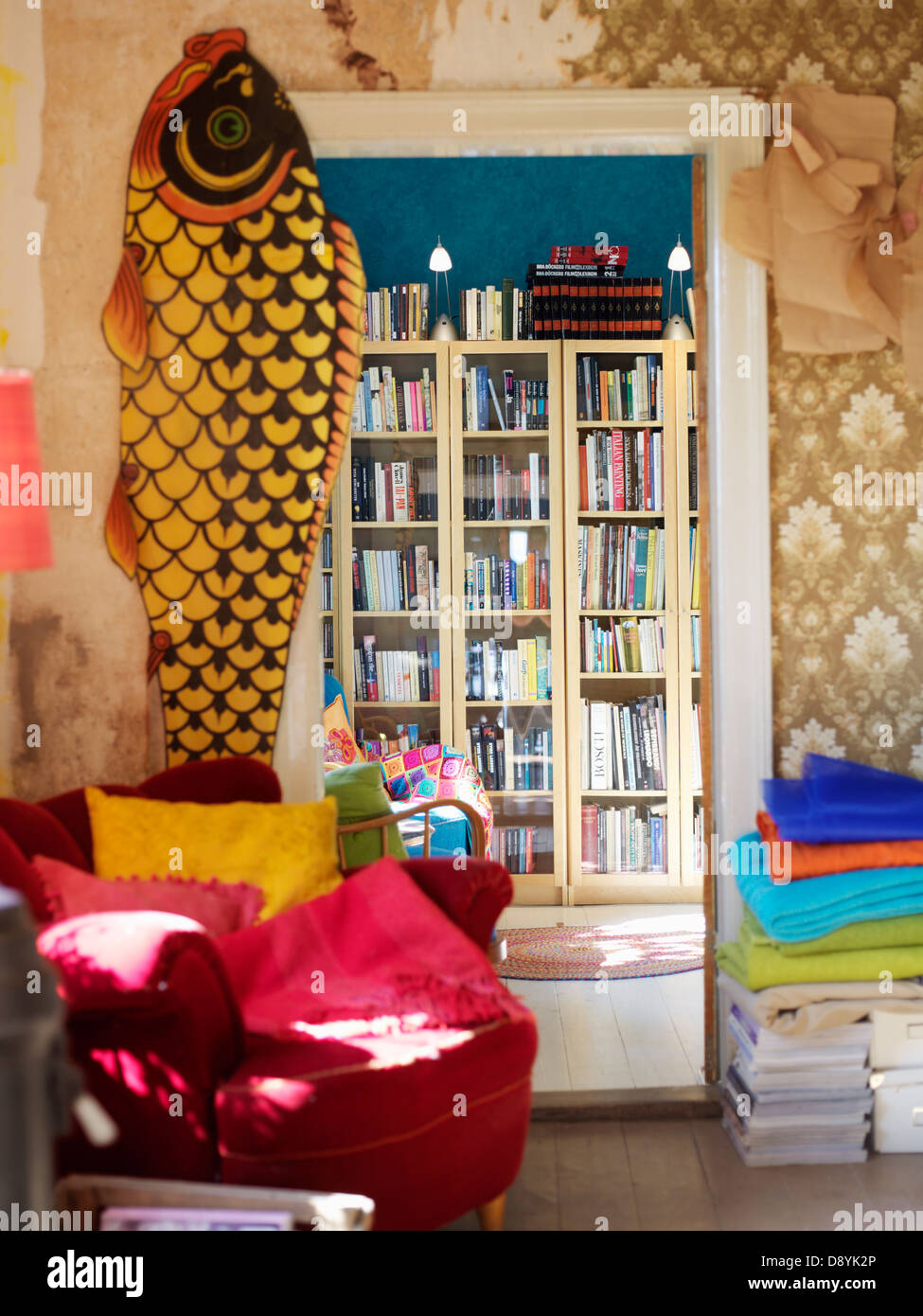 Fish wall design hi-res stock photography and images - Alamy