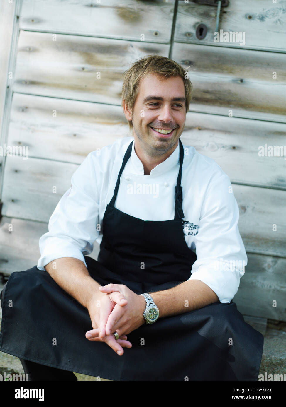 Portrait of a cook Stock Photo - Alamy