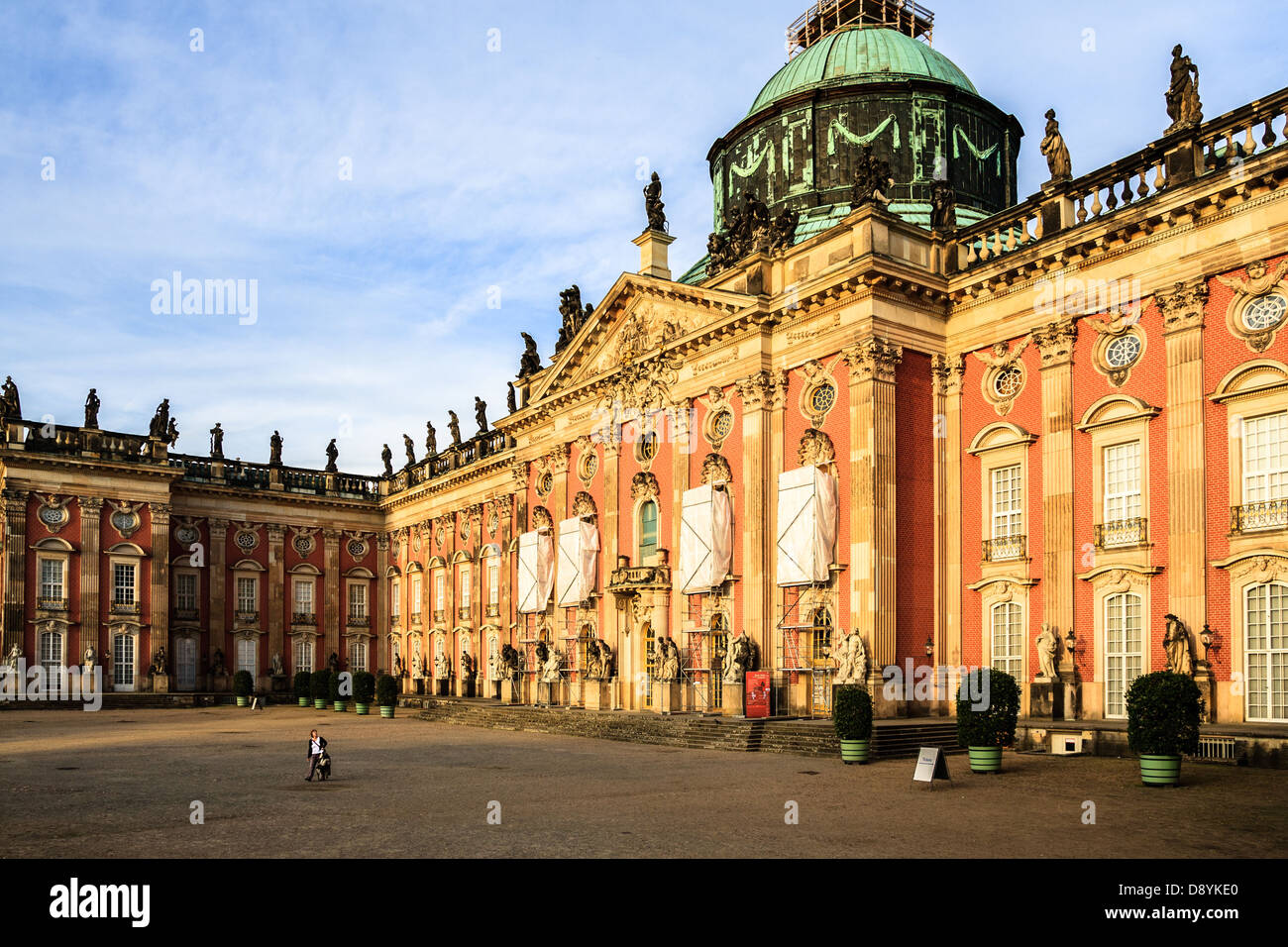 The New Palace (renovation) in Potsdam Germany Stock Photo - Alamy