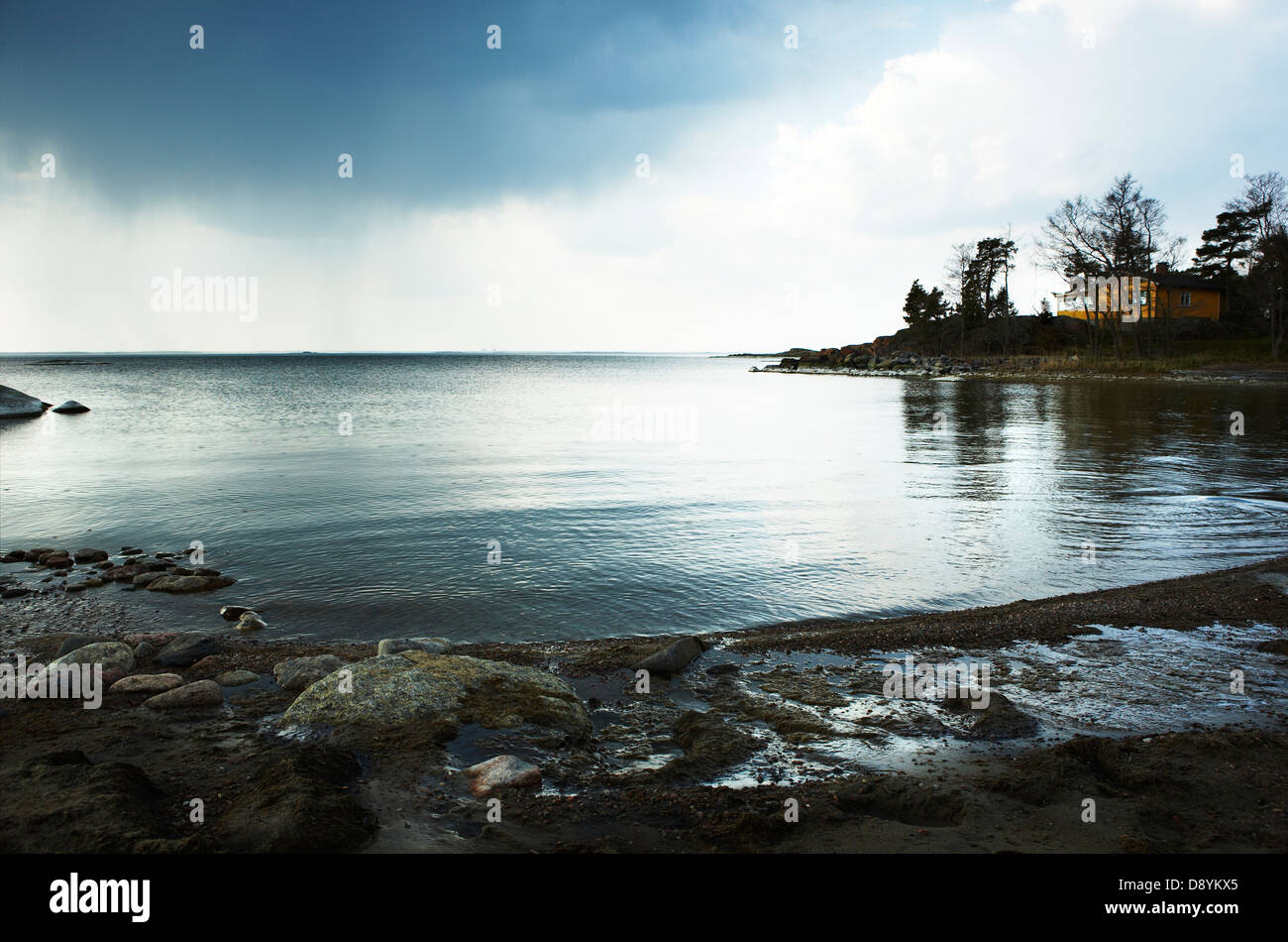 Cliffs by the sea, Sweden Stock Photo - Alamy