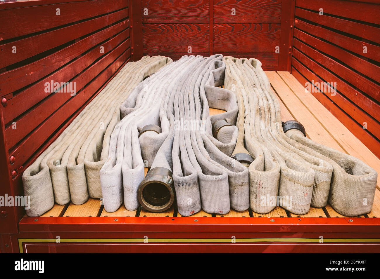 Antique fire hose hi-res stock photography and images - Alamy