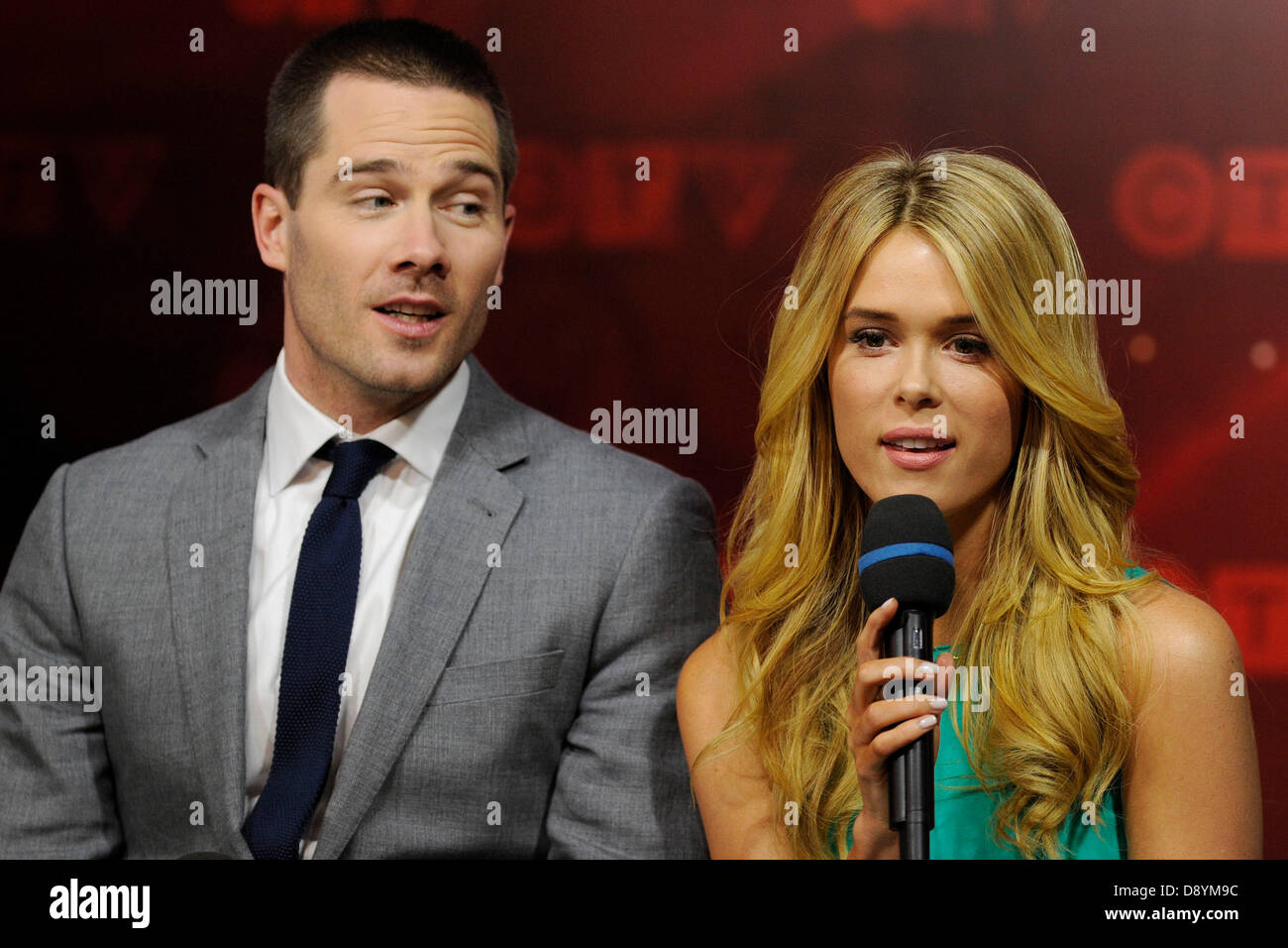 Toronto, Canada. 6th June 2013. Luke Macfarlane and Leah Renee, cast of ...
