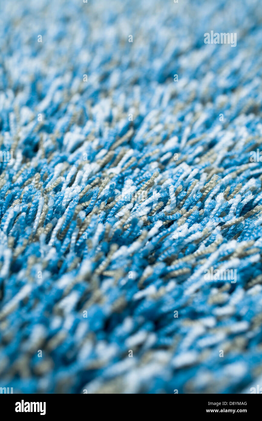 Blue rya rug, close-up Stock Photo - Alamy