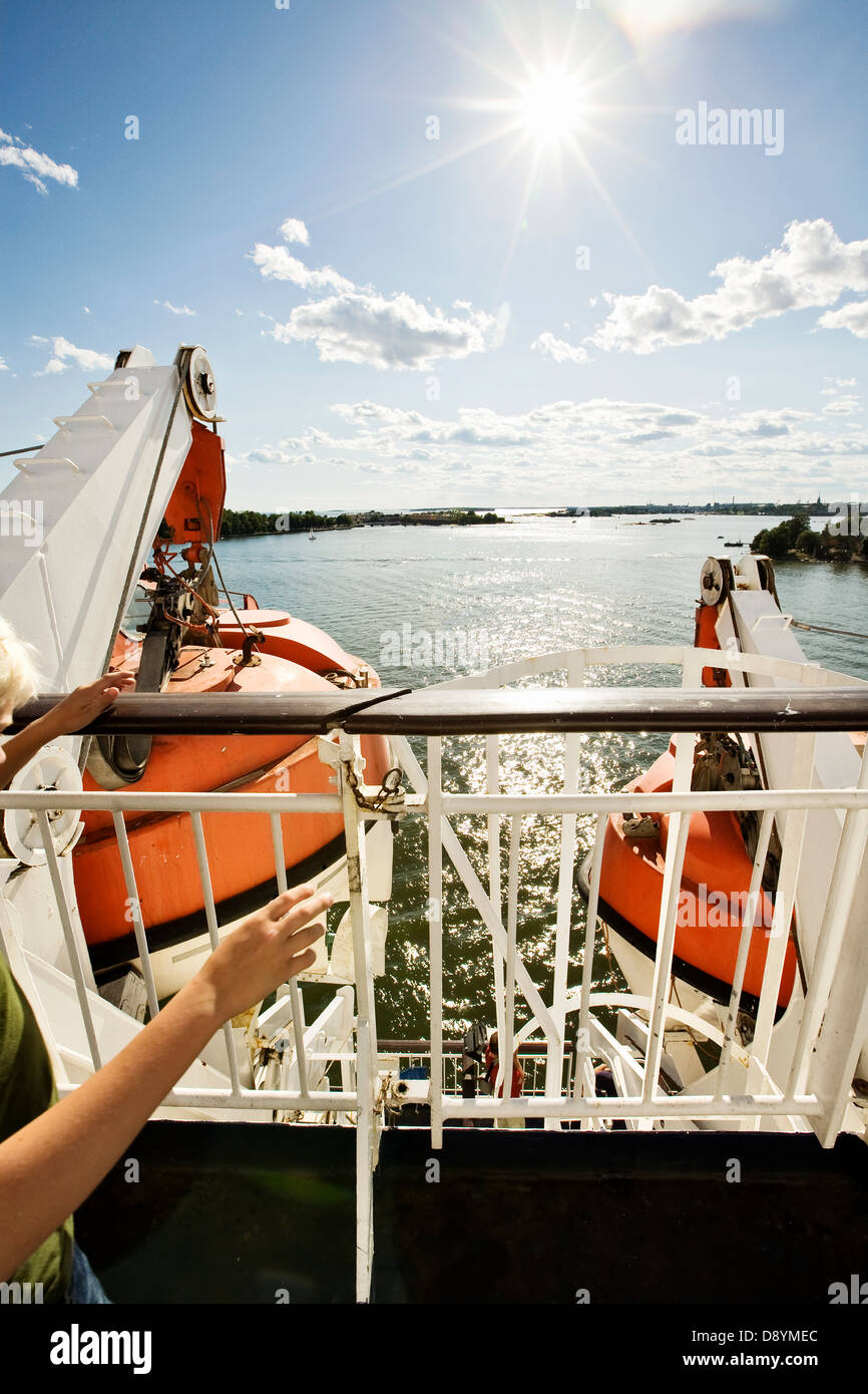 Blue sky view from ferry hi-res stock photography and images - Alamy