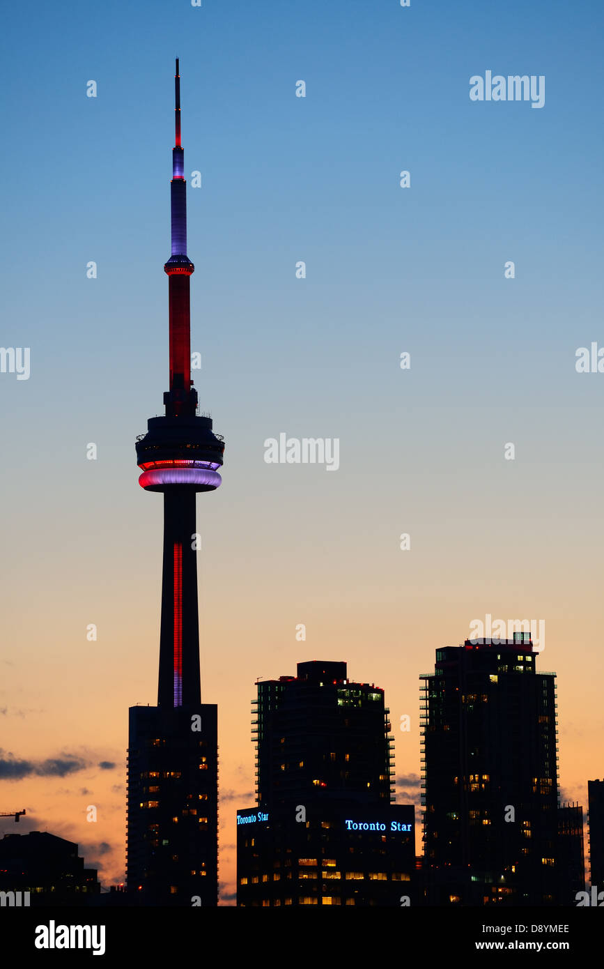 CN Tower closeup Stock Photo - Alamy