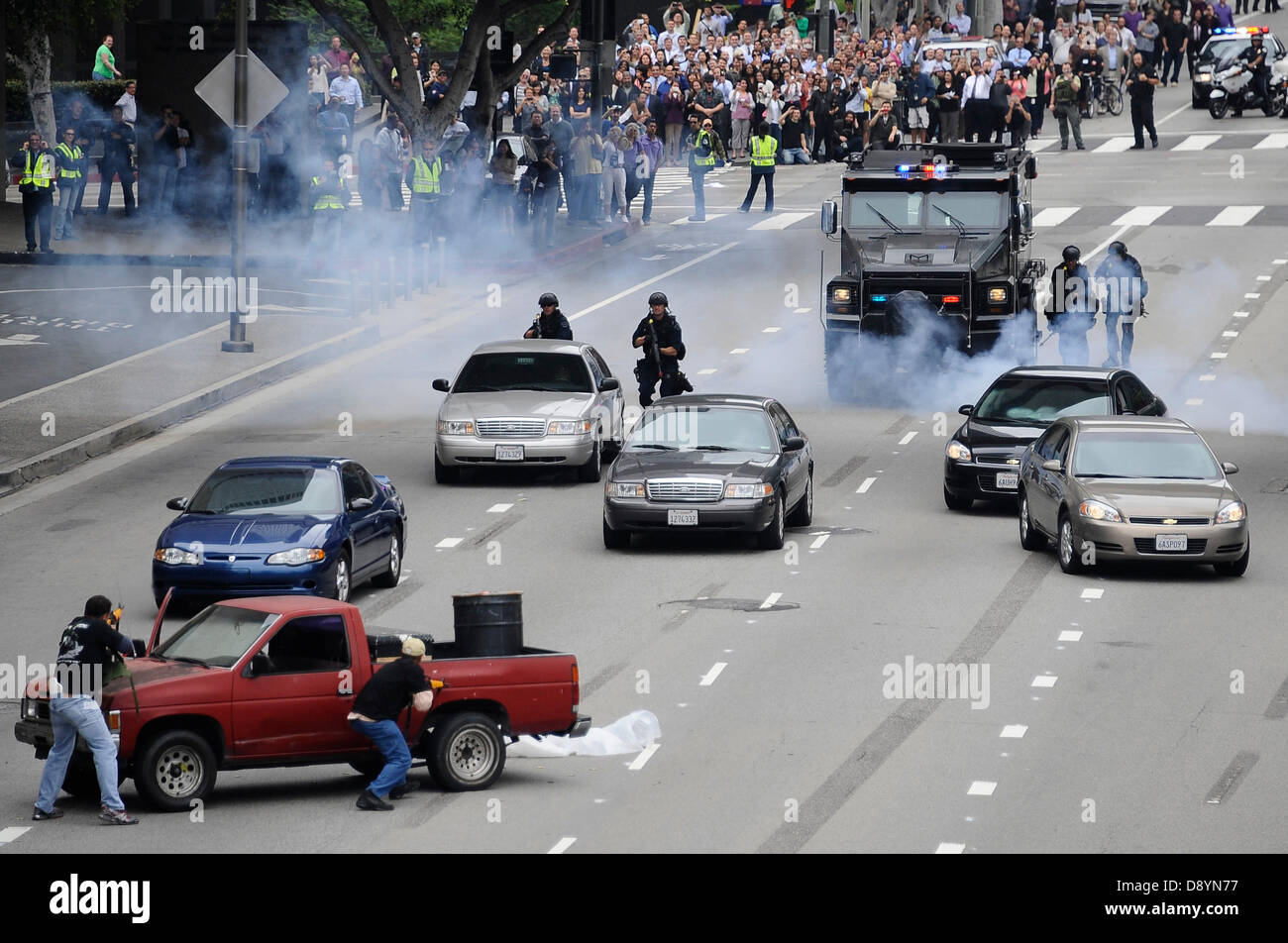 Lapd helicopter hi-res stock photography and images - Alamy
