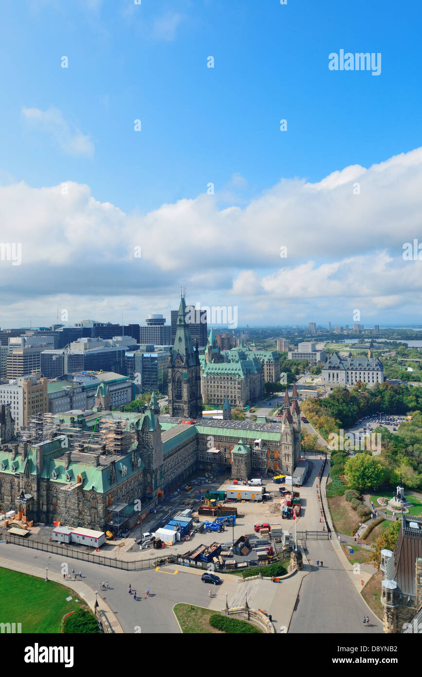 Ottawa city skyline view with historical buildings Stock Photo - Alamy