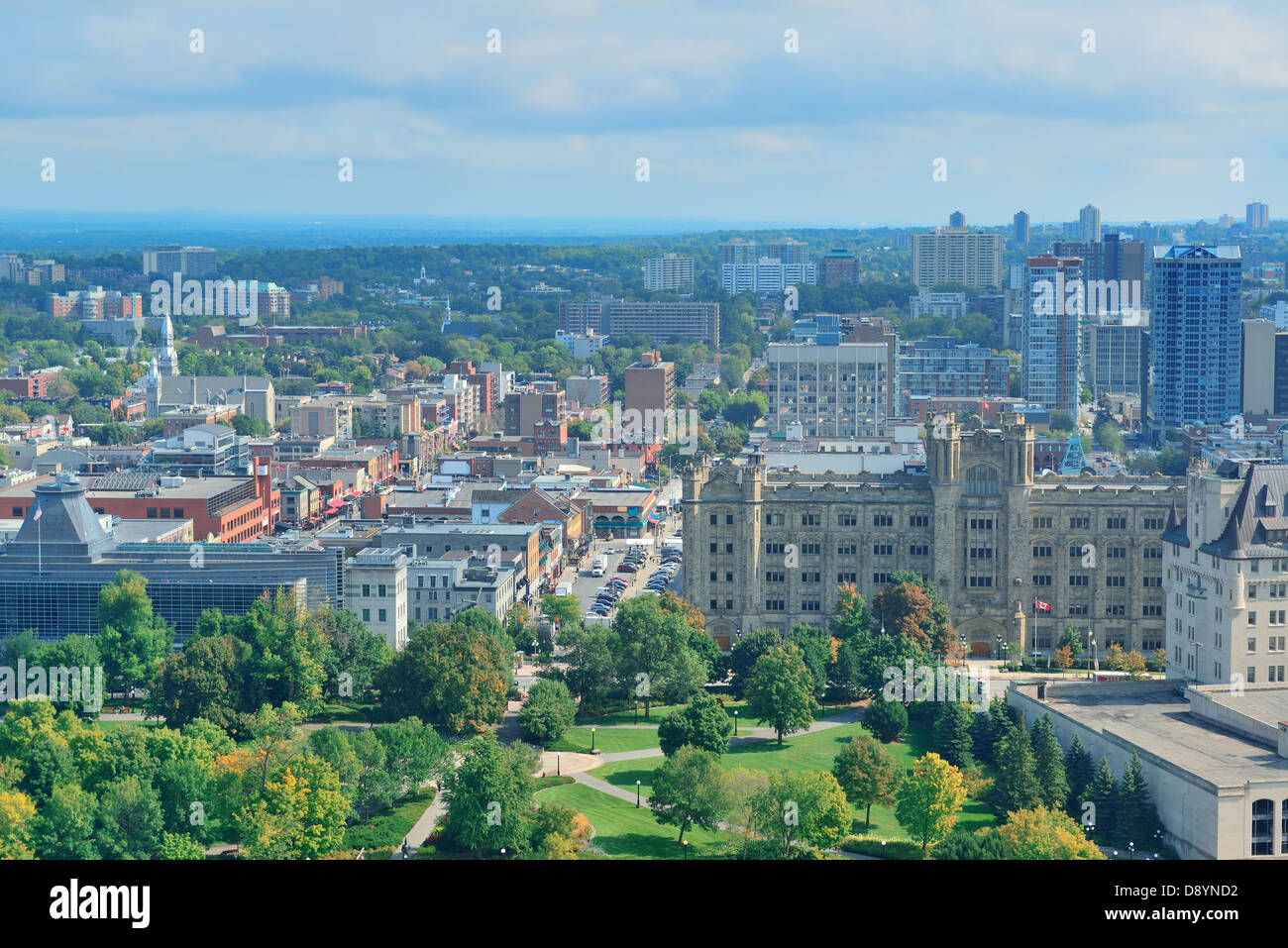 Ottawa city skyline view with historical buildings Stock Photo - Alamy