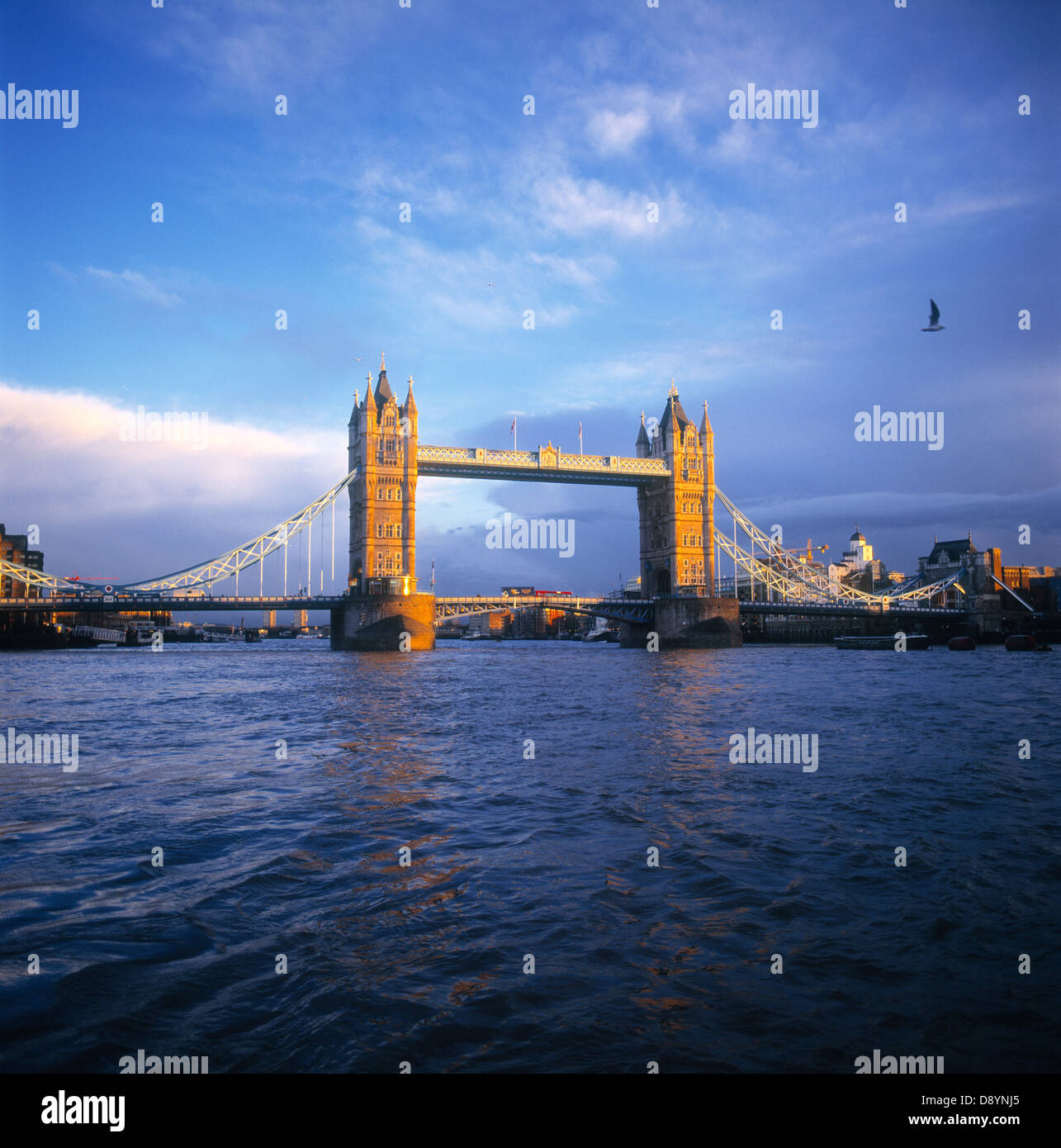 Tower Bridge at dusk Stock Photo - Alamy