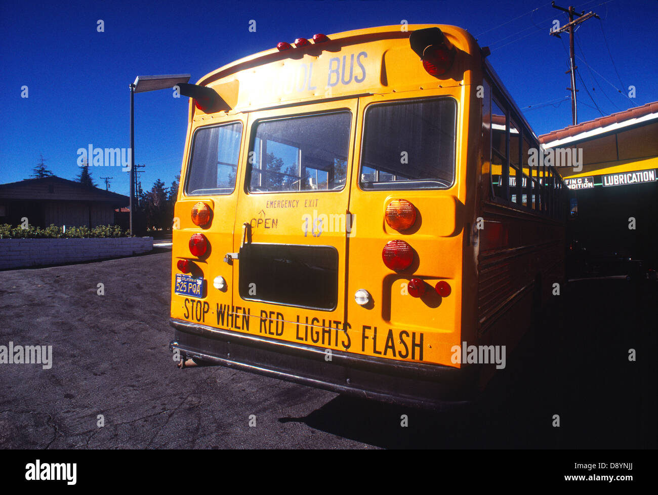 Children school bus window hi-res stock photography and images - Alamy