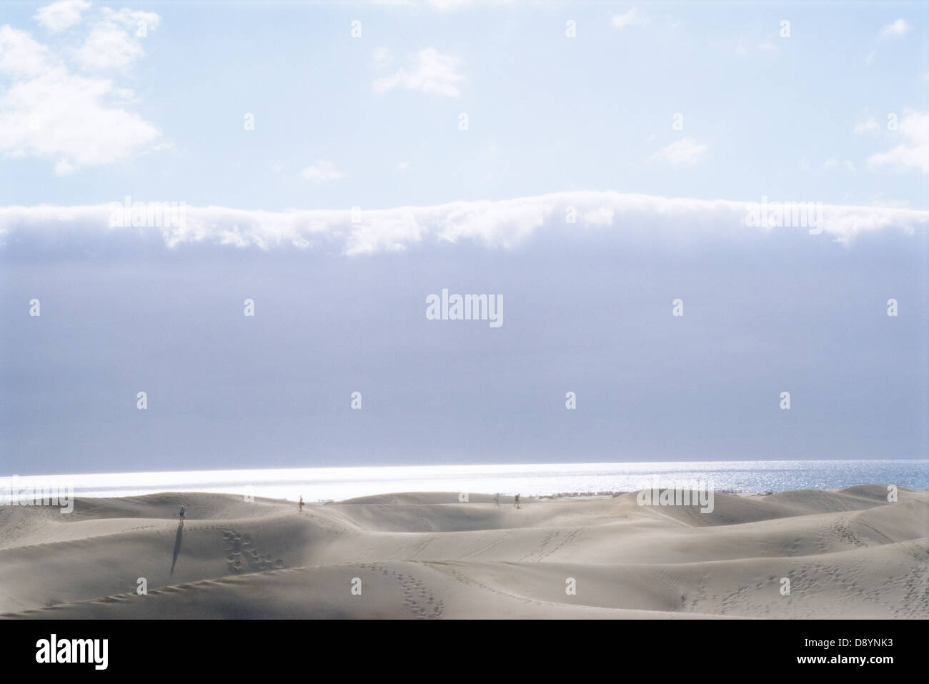 Big wave coming towards sandy beach Stock Photo - Alamy