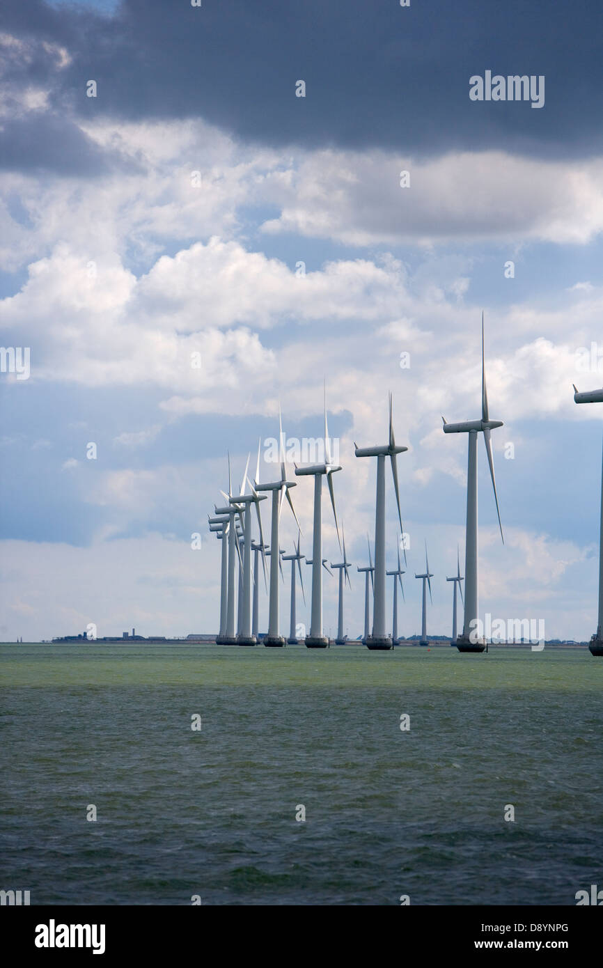 Wind turbines at sea Stock Photo - Alamy
