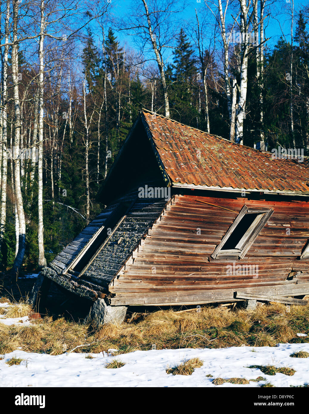 A ramshackle cabin Stock Photo - Alamy
