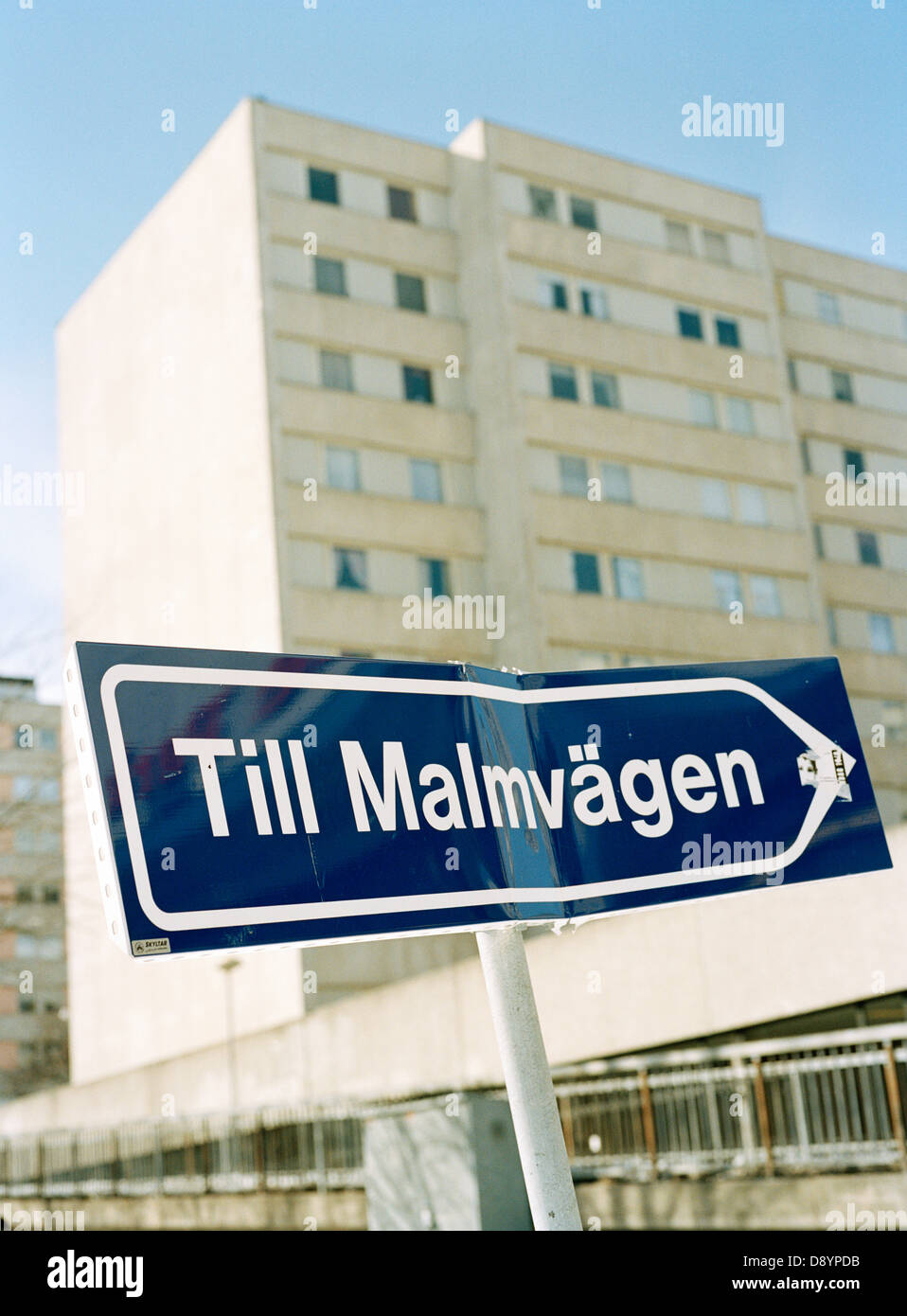 A wrinkled road sign Stock Photo - Alamy