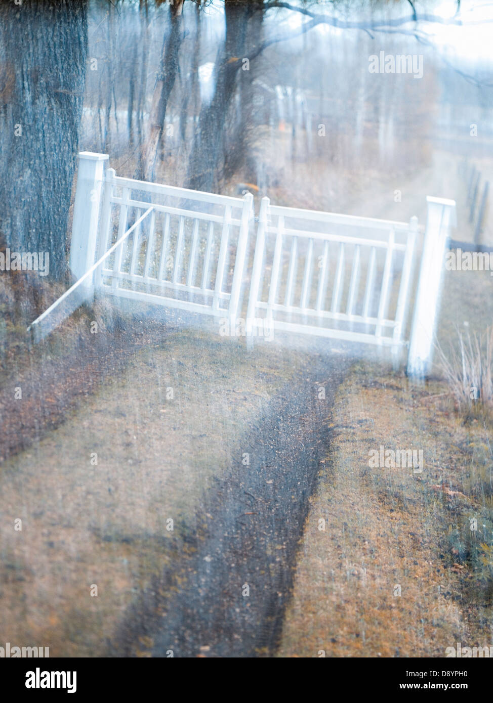 A closed gate Stock Photo - Alamy