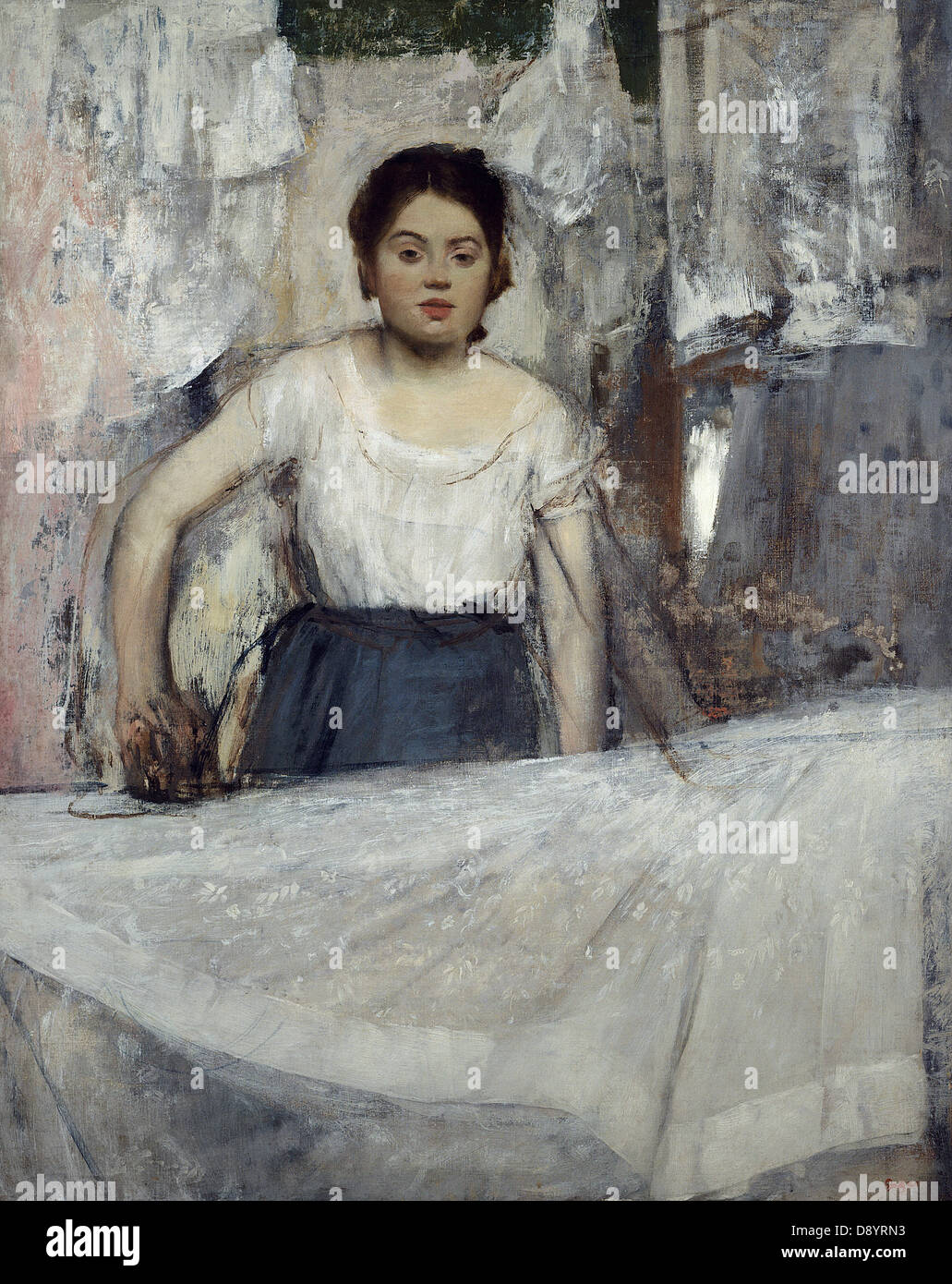 Edgar Degas Woman Ironing La Repasseuse 1869 Neue Pinakothek Munchen ...
