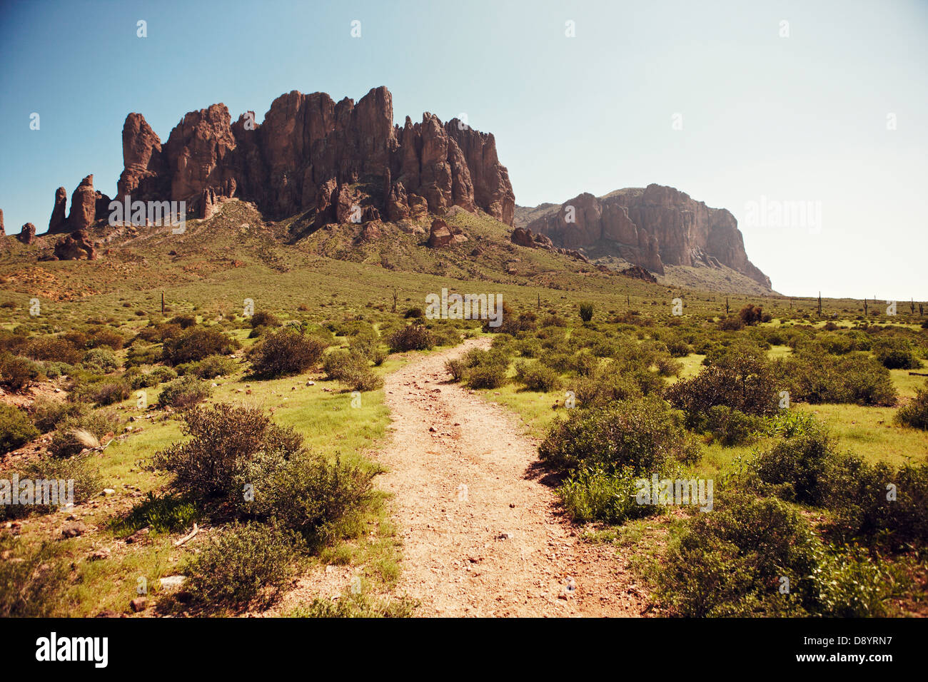 Path in mountain landscape Stock Photo - Alamy