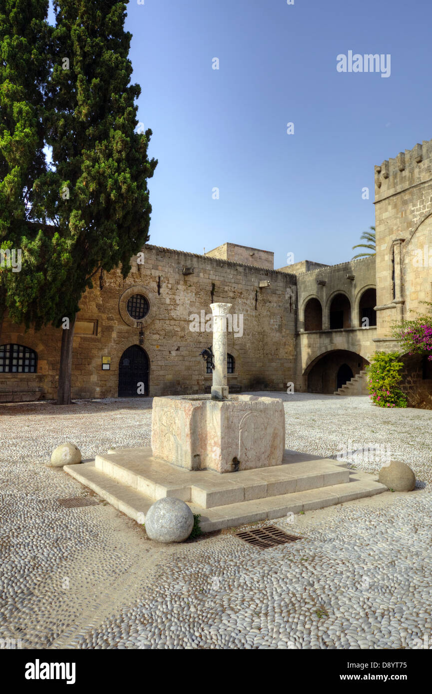 Rhodes old town fountain hi-res stock photography and images - Alamy