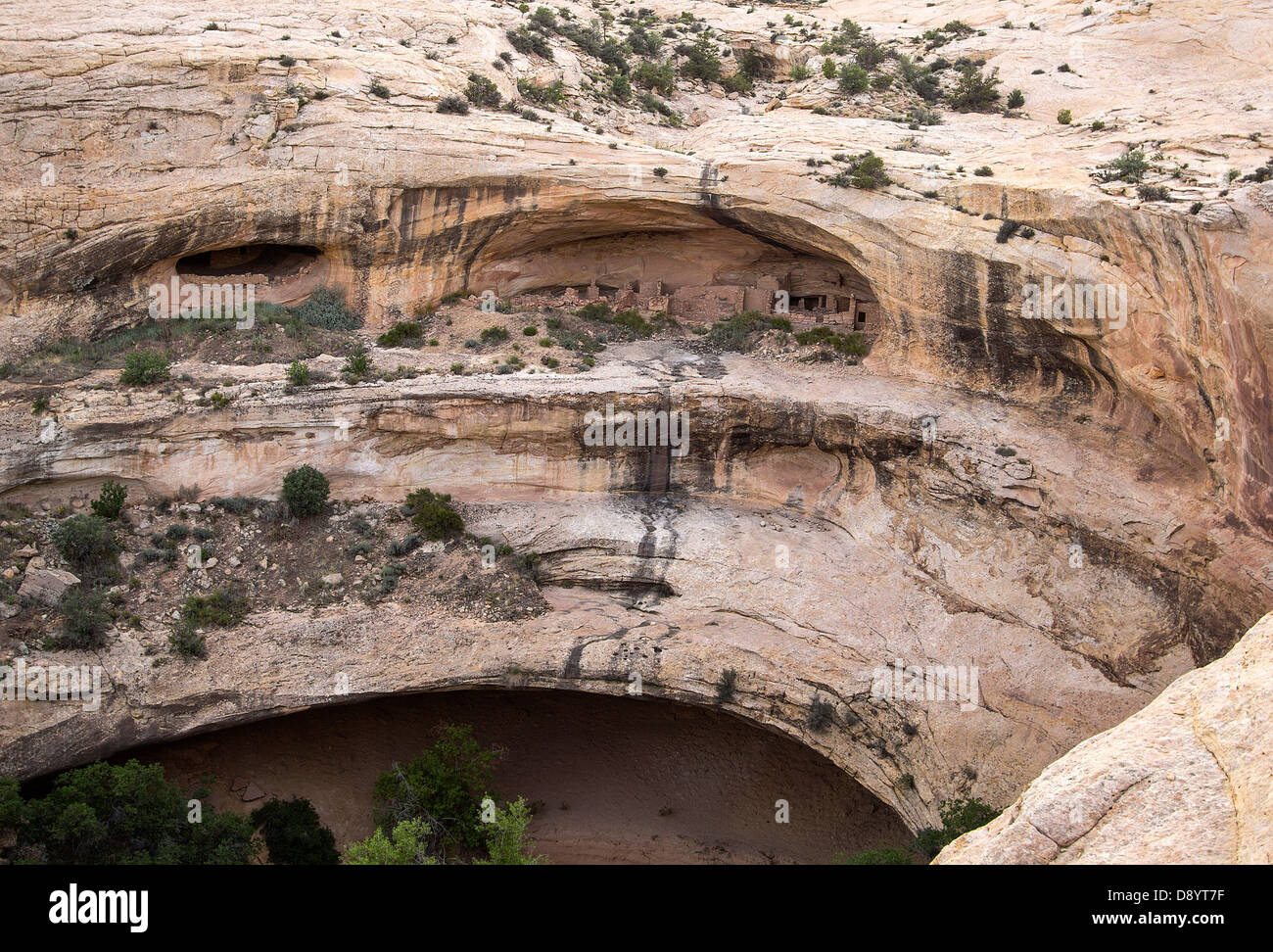 Butler Wash Ruins - Utah Stock Photo - Alamy
