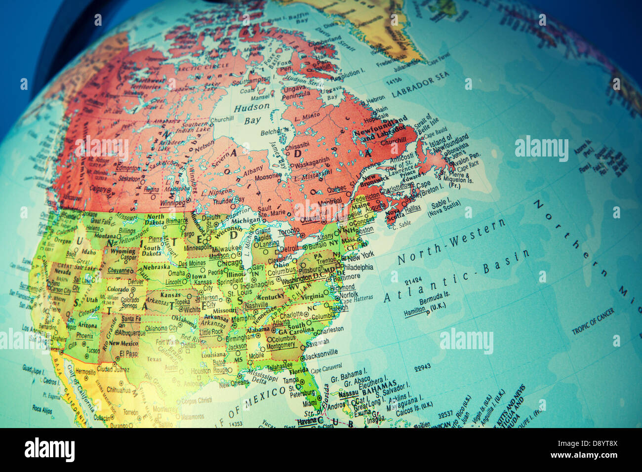 North and south united states map hi-res stock photography and images ...