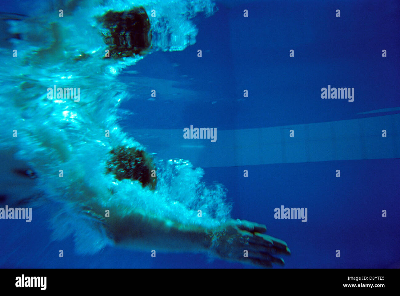 A Scandinavian man diving, Tenerife Stock Photo - Alamy
