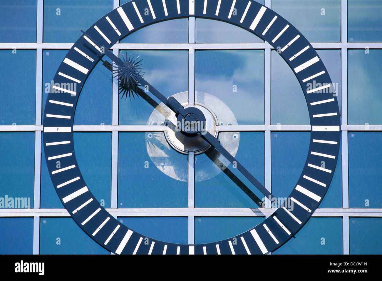 A clock on a building Stock Photo - Alamy
