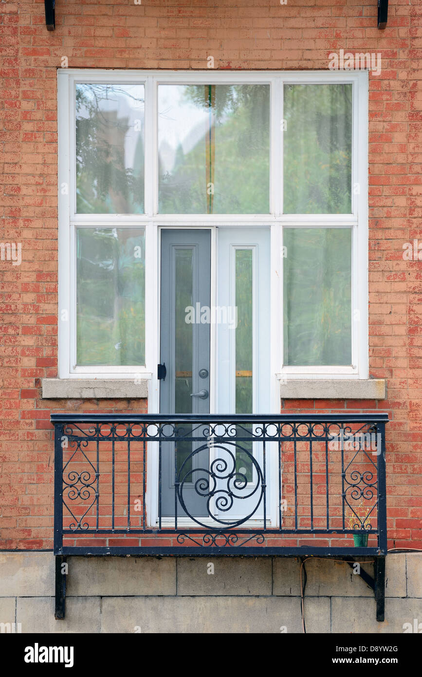 Window on street in Montreal Canada Stock Photo - Alamy