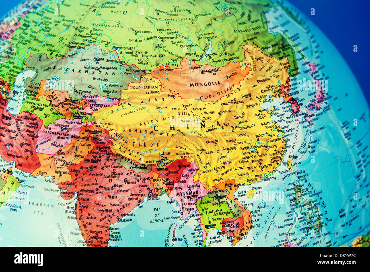 China map hi-res stock photography and images - Alamy