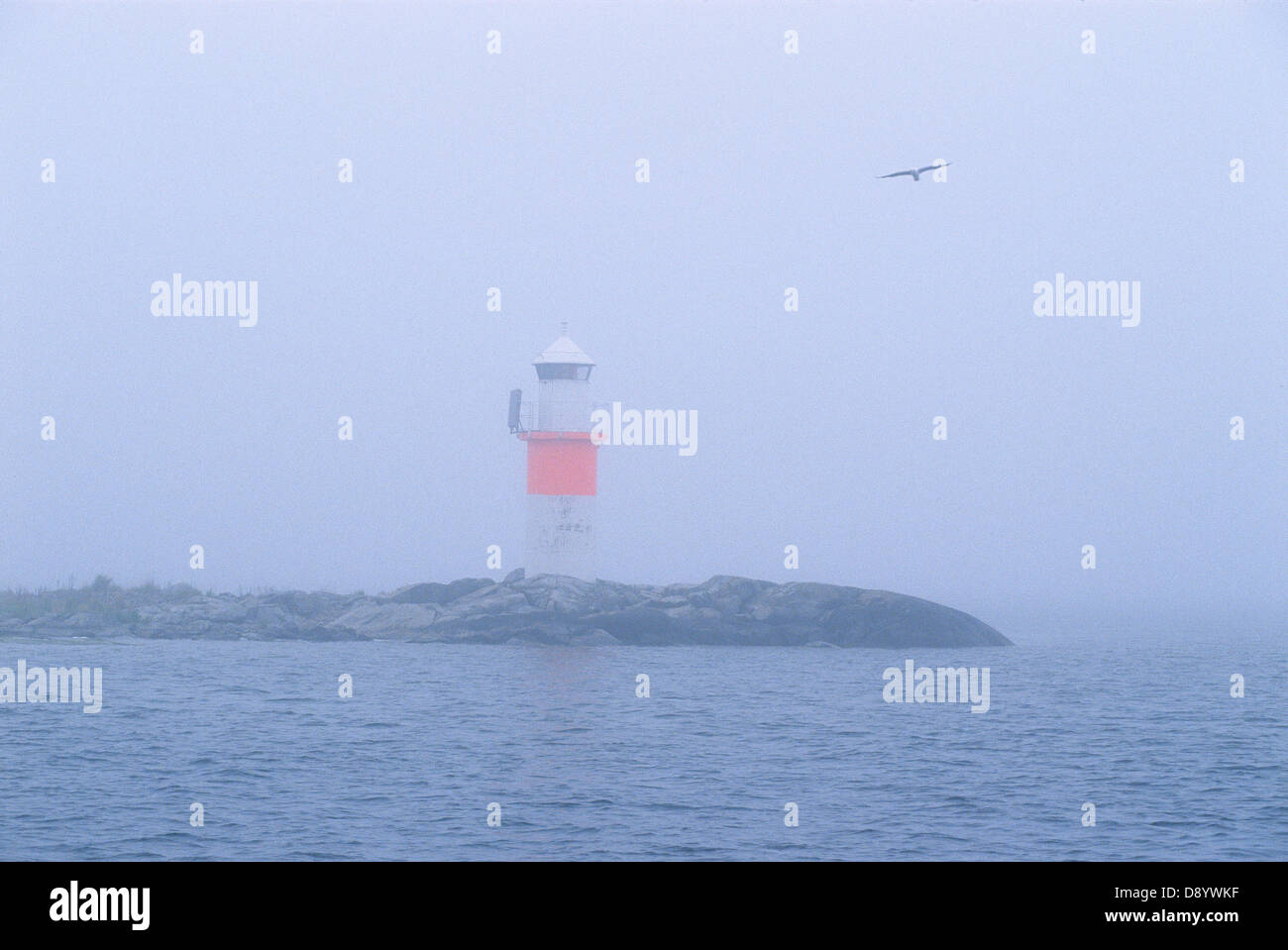 A lighthouse in the archipelago Stock Photo - Alamy