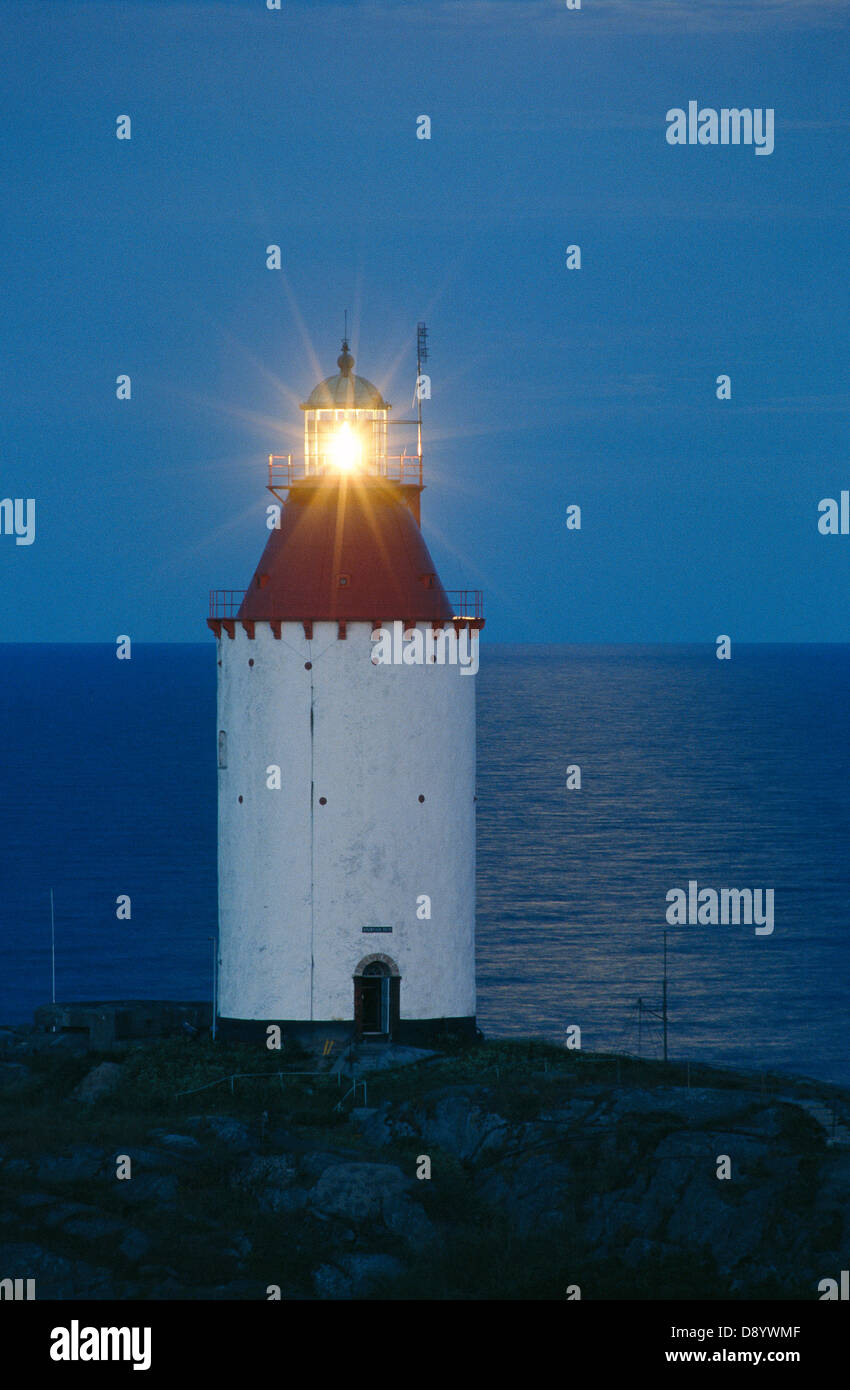 A lighthouse in the morning Stock Photo - Alamy