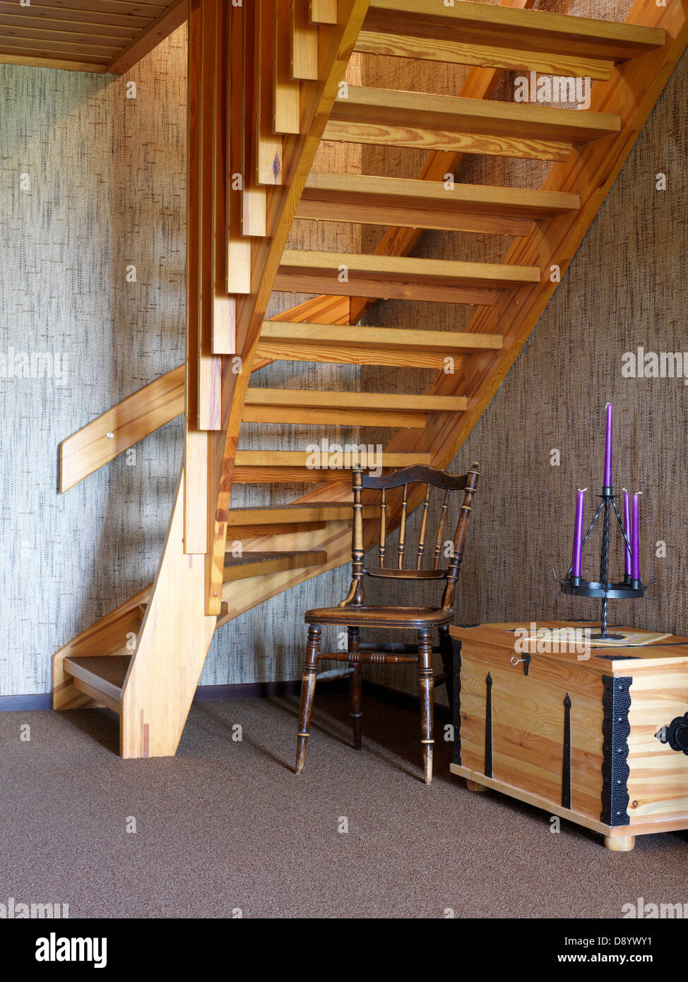 Stairs in a hall Stock Photo - Alamy