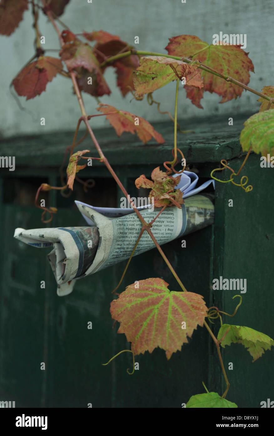 Newspaper letterbox delivered hi-res stock photography and images - Alamy