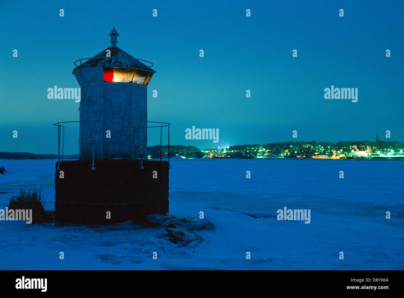 A lighthouse in the Stockholm archipelago Stock Photo - Alamy