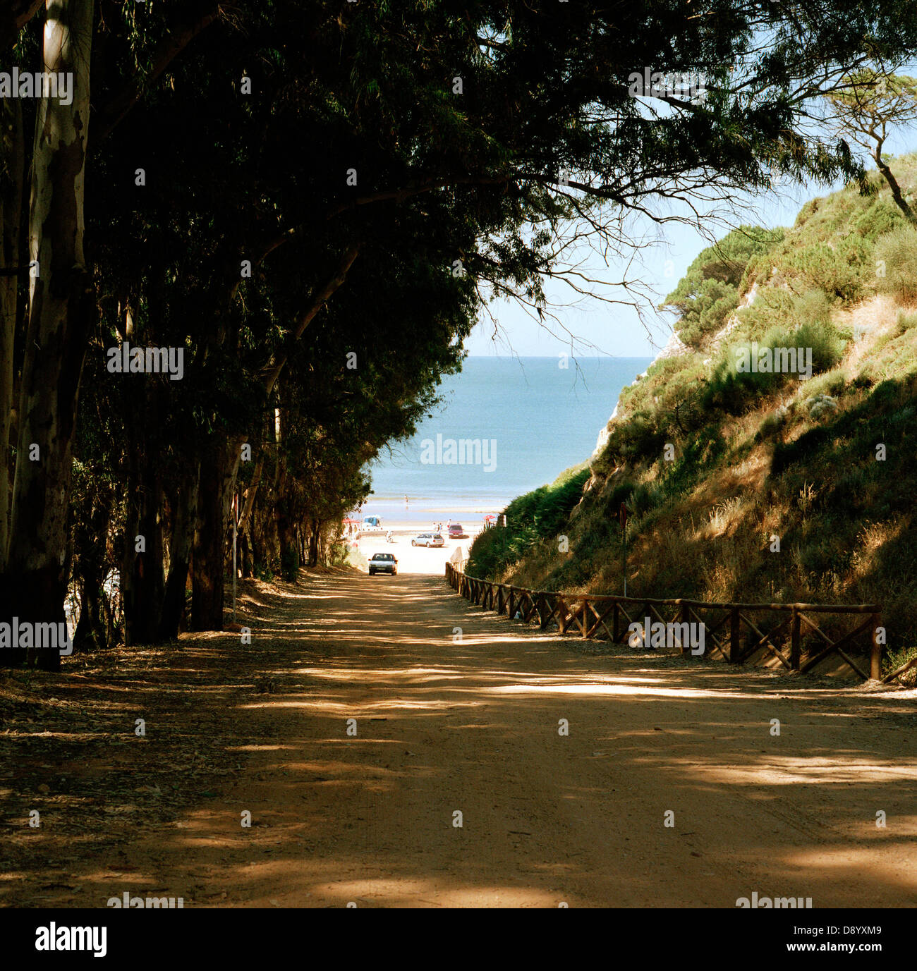A road toward the beach, Spain Stock Photo - Alamy