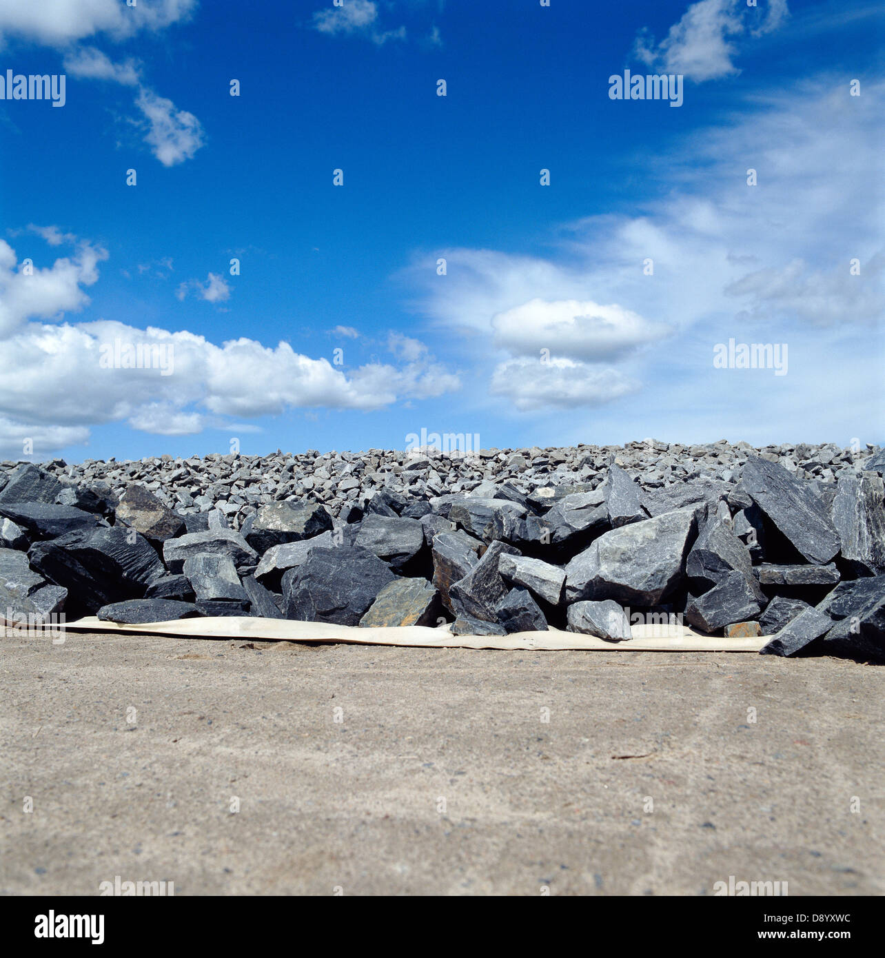 Jagged rocks in landscape Stock Photo - Alamy