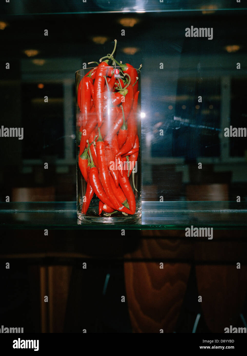 Chilli fruit in a vase, Sweden Stock Photo - Alamy