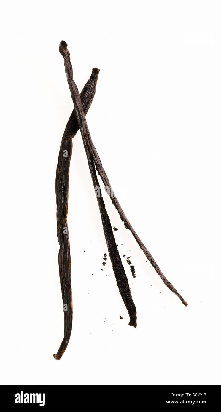 Vanilla pods, close-up Stock Photo - Alamy