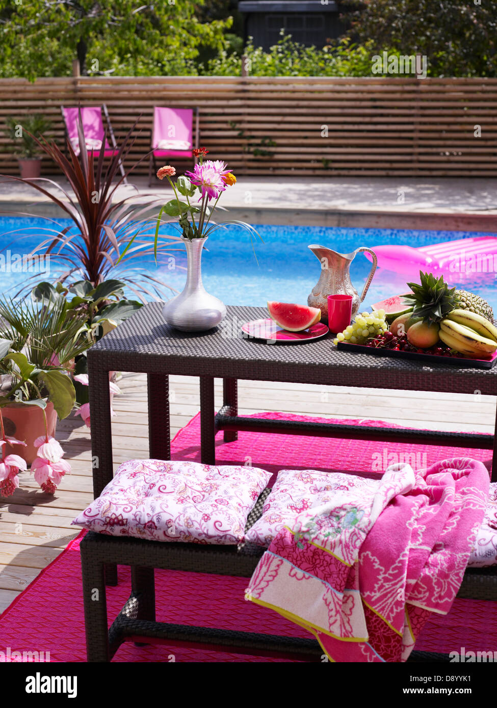 A swimmingpool, Sweden Stock Photo - Alamy