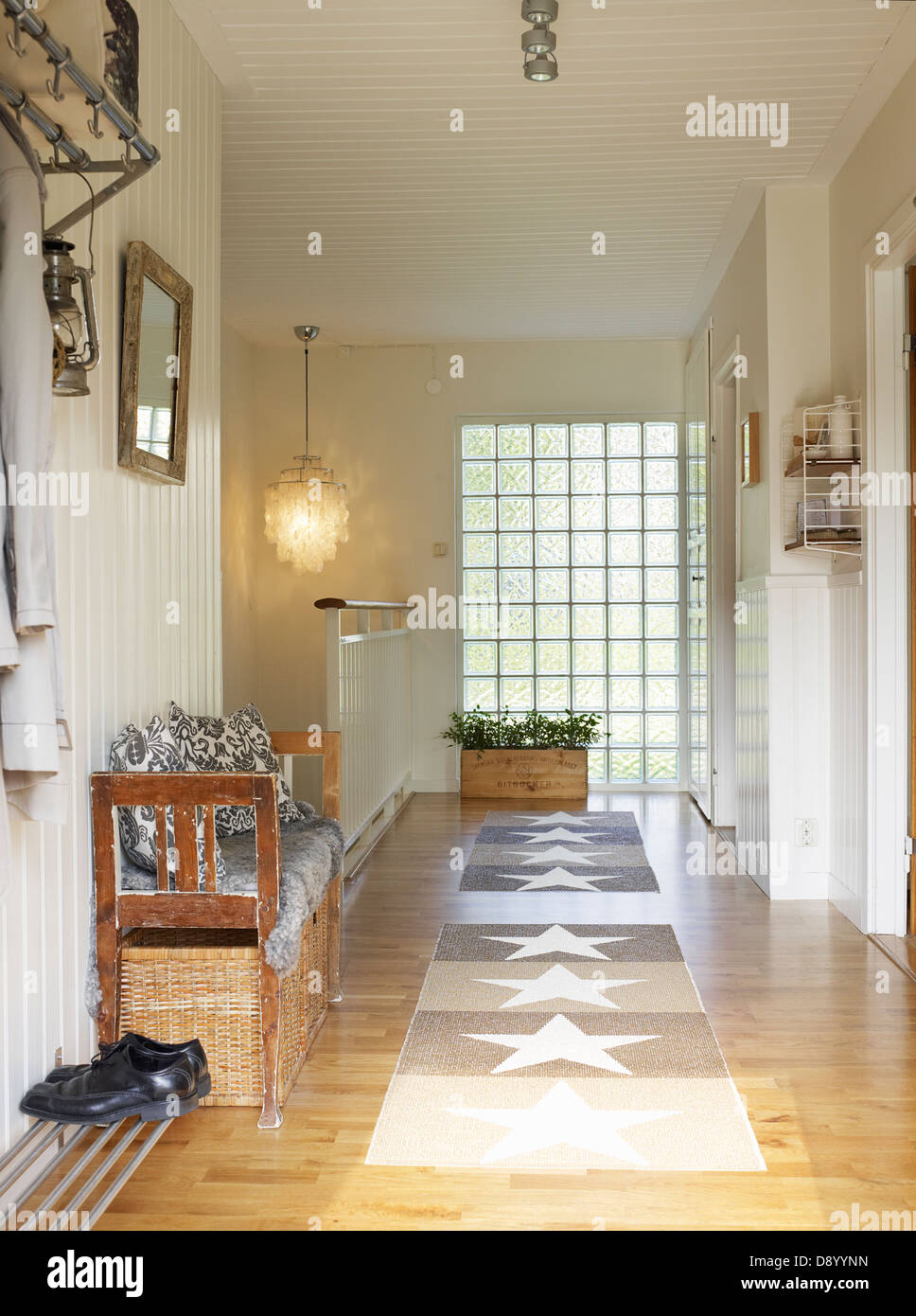 A hall in a house, Sweden Stock Photo - Alamy