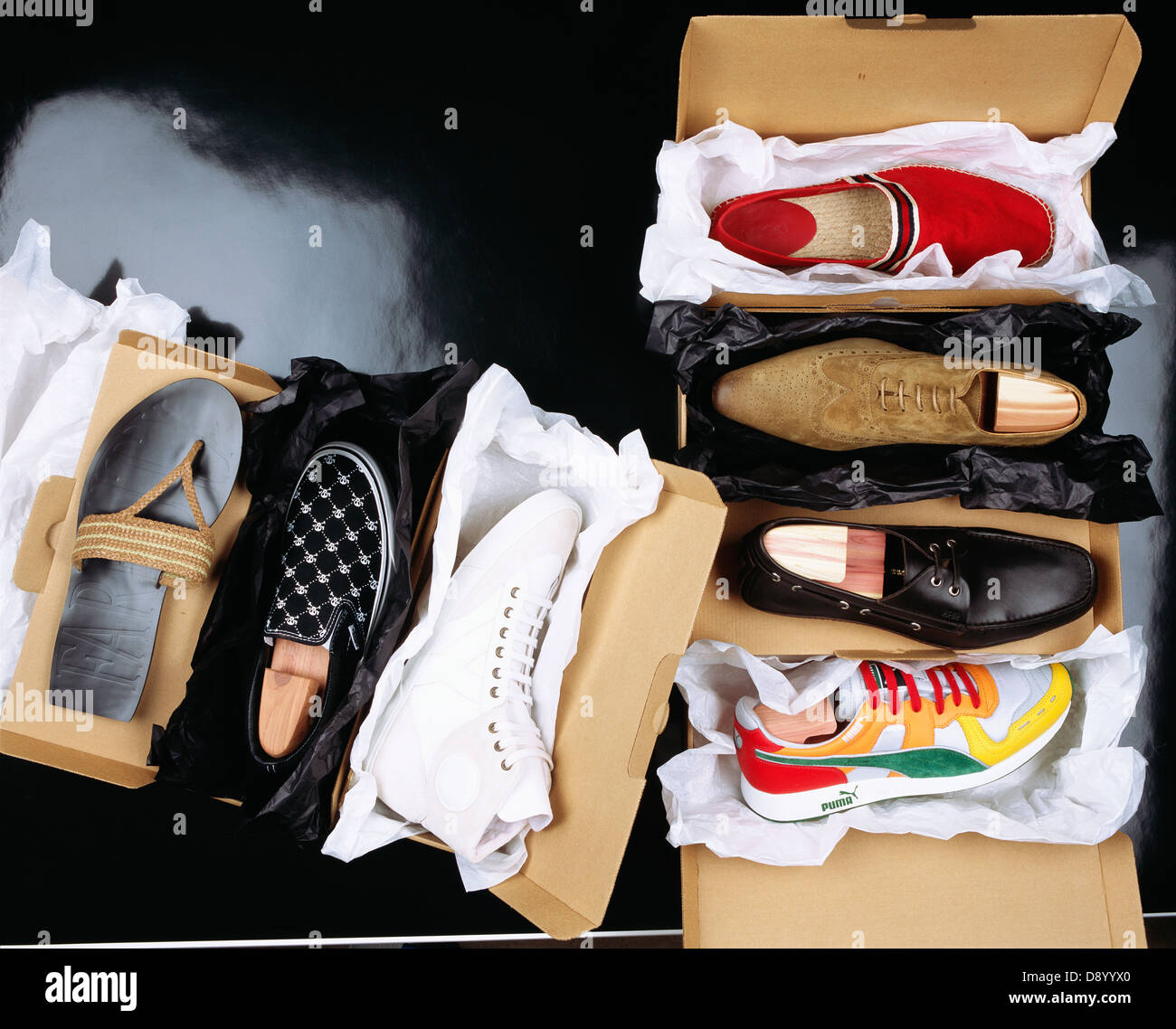 Shoes Boxes High Resolution Stock Photography and Images - Alamy