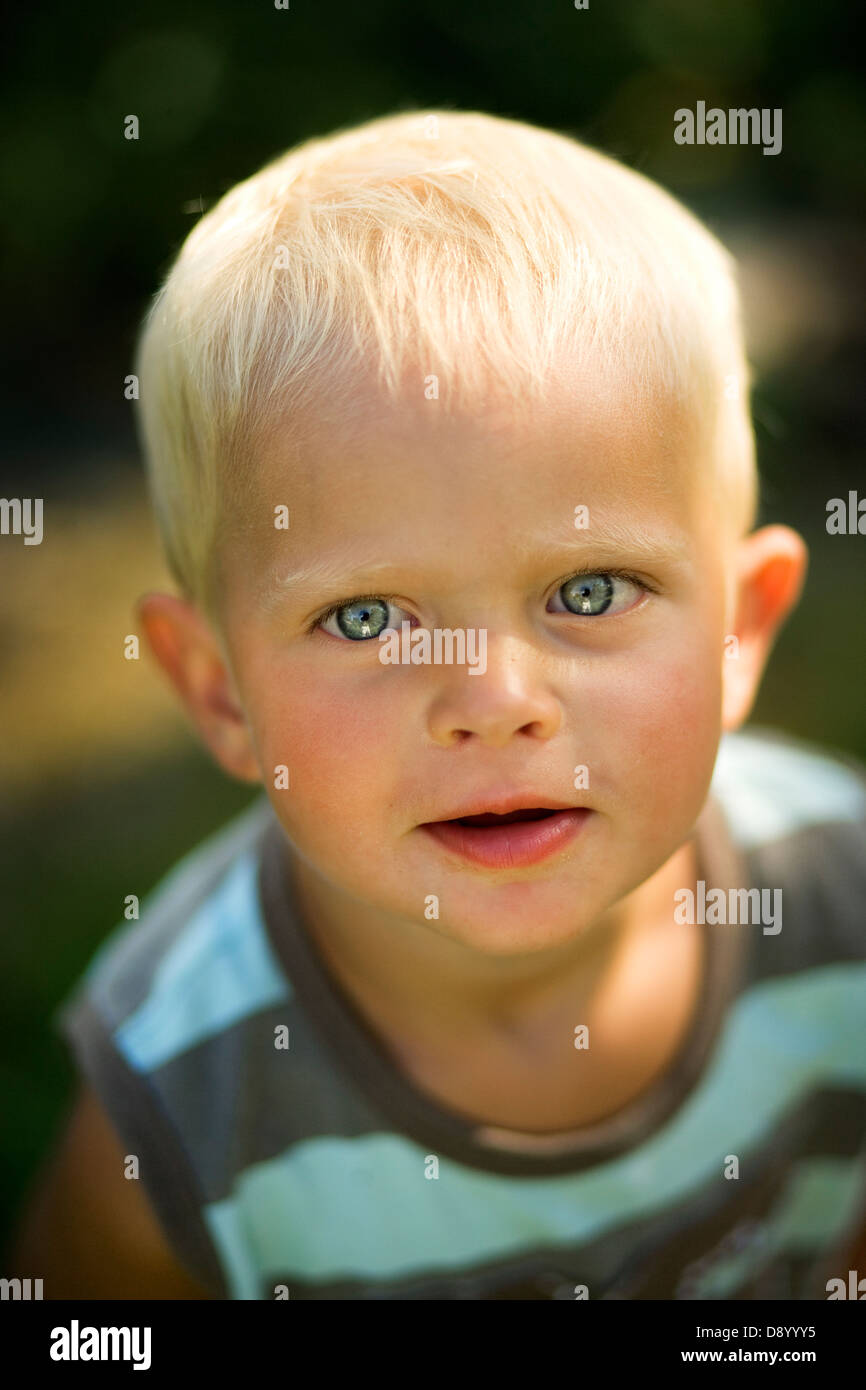 Portrait of a little boy Stock Photo - Alamy