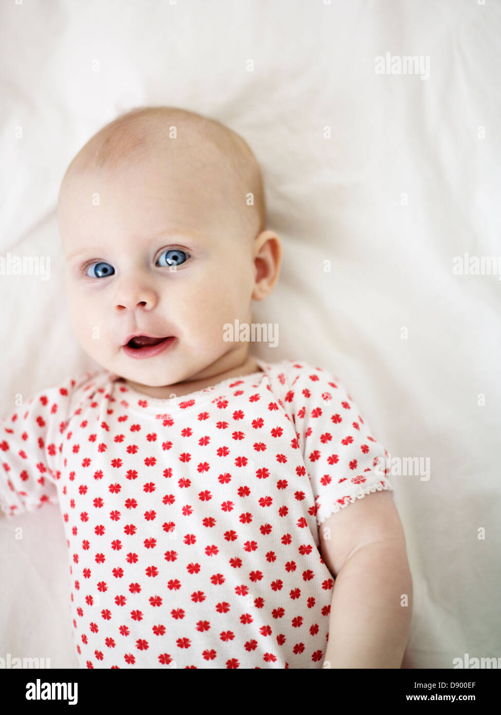 Portrait of a smiling baby, Sweden Stock Photo - Alamy