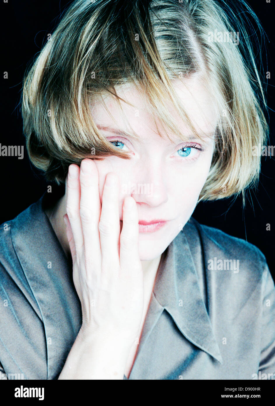 Portrait of a woman, Sweden Stock Photo - Alamy