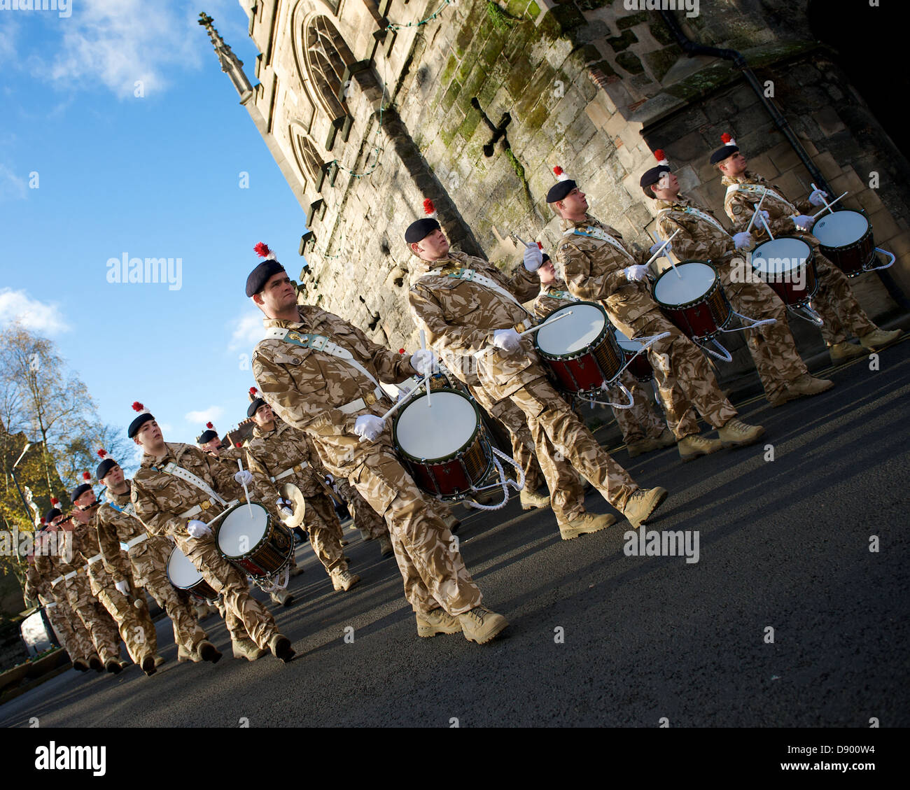 Homecoming parade in warwick UK Stock Photo - Alamy