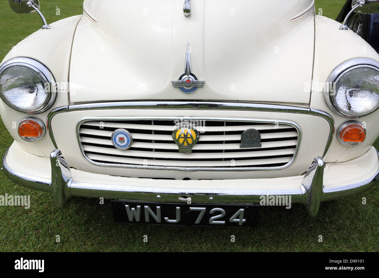 front of an old morris minor Stock Photo - Alamy