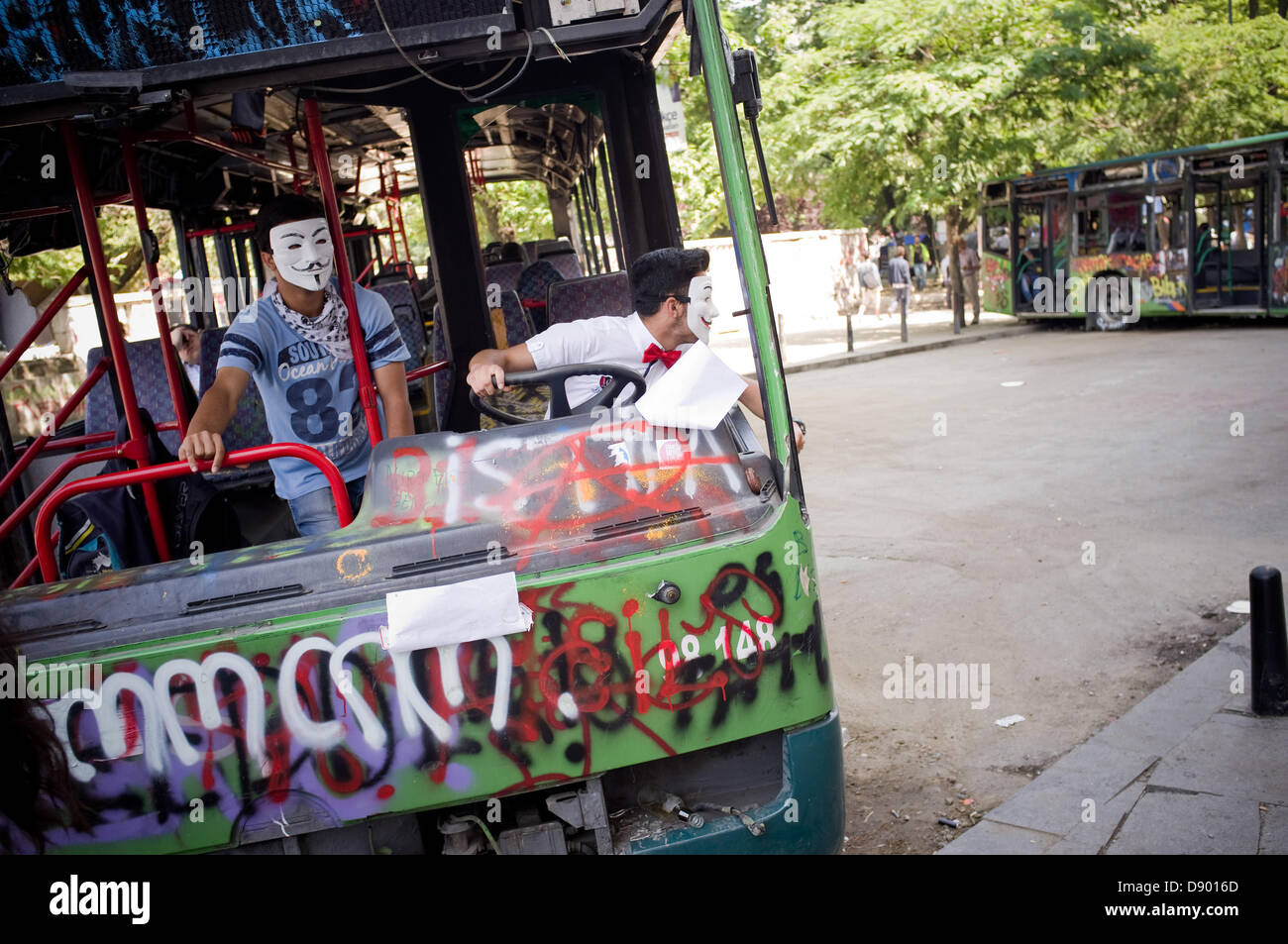 Bus protest istanbul turkey hi-res stock photography and images - Alamy