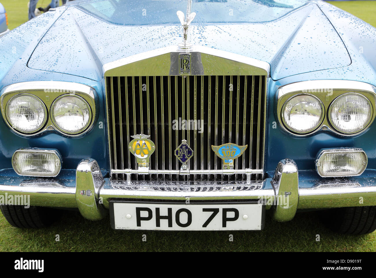 front of an old rolls royce Stock Photo - Alamy